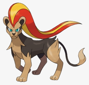Стикер « - Fire Lion Pokemon PNG Image | Transparent PNG Free Download ...