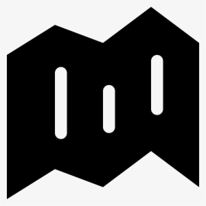 Black Map Folded Paper Symbol Comments - Map PNG Image | Transparent ...