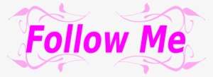Imagen Follow Me Pink PNG Image | Transparent PNG Free Download on SeekPNG