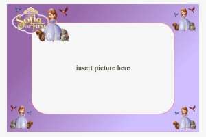 Sofia The First Logo Blank