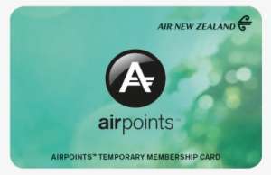 Airpoints Temp Card - Air New Zealand PNG Image | Transparent PNG Free ...
