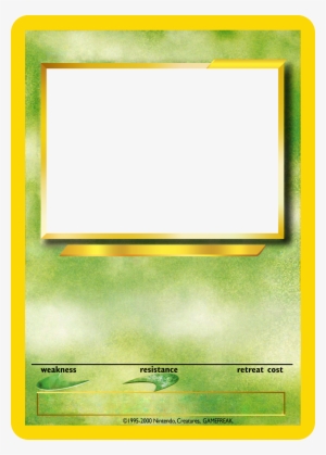 Lovely Blank Pokemon Card Template Gallery PNG Image | Transparent PNG ...