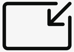 Arrow Fullscreen Box Exit - Mobile App PNG Image | Transparent PNG Free ...