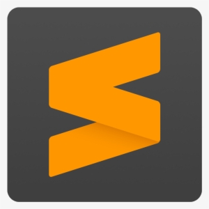 Sublime Text Icon - Sublime Text 3 Icon Png PNG Image | Transparent PNG ...