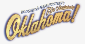 Oklahoma Musical Logo 75th Anniversary PNG Image | Transparent PNG Free ...