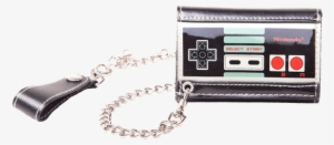 Nintendo - Controller Trifold Chain Wallet PNG Image | Transparent PNG ...