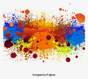 Vector Color Splashes, Creative, Color, Splash Png - Visual Arts PNG ...