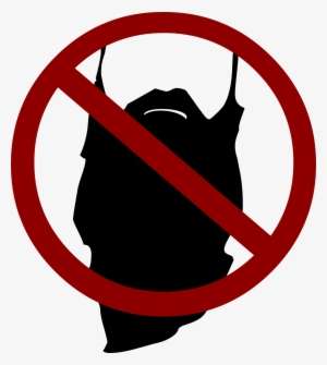 Beard Ban T-shirt Beard Ban - Anti Beard PNG Image | Transparent PNG ...