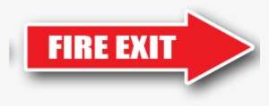 Floor Marking Red Directional Arrows For Fire Exit - Fire Exit Arrow ...