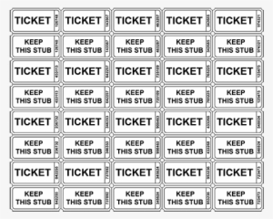 Printable Raffle Tickets PNG Image | Transparent PNG Free Download on ...