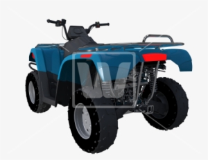 Atv Rear View Isolated - All-terrain Vehicle PNG Image | Transparent ...