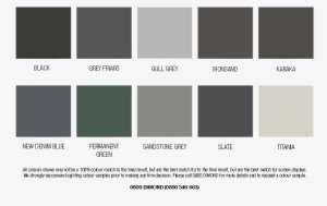 Dimond Roofing Standard Colour Range - Windsor Grey Or Grey Friars PNG ...