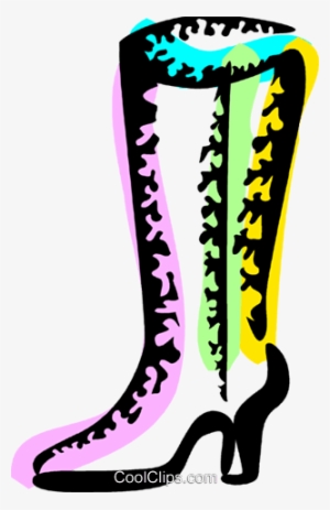 Ladies Boots Royalty Free Vector Clip Art Illustration - Illustration ...