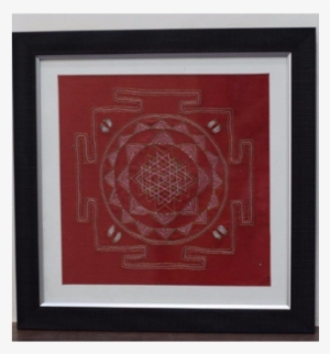 Shri Yantra In Aipan Craft Embroidery Aipan Craft Samaun - Embroidery ...