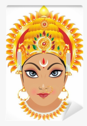 Draw Face Of Durga Maa PNG Image | Transparent PNG Free Download on SeekPNG