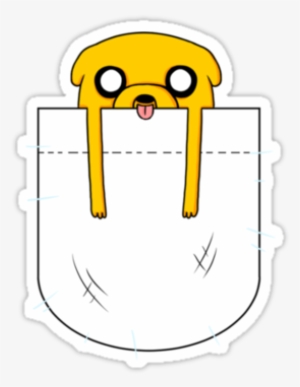 Jake - Adventure Time Jake Sticker PNG Image | Transparent PNG Free ...
