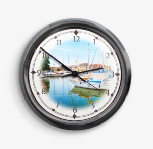 Personalized Photo Wall Clock - Custom Wall Clock PNG Image ...