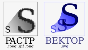 File Bitmap Vs Svg - Svg Vs Png PNG Image | Transparent PNG Free ...