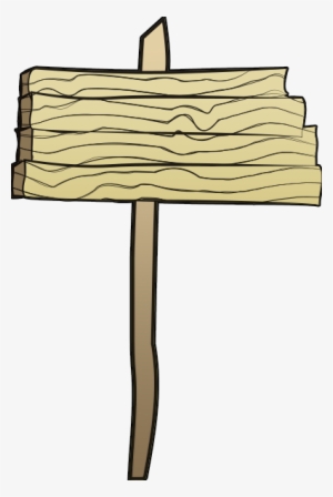 Wooden Picket Sign Clip Art