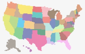 Flag Of The United States Map Computer Icons U - Most Popular Color In ...
