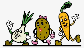 Vegetables Cartoon Root Vegetables Running - Dancing Food Clipart PNG ...