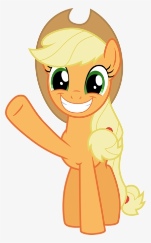 Smile Clipart Wave - Applejack Smile PNG Image | Transparent PNG Free ...