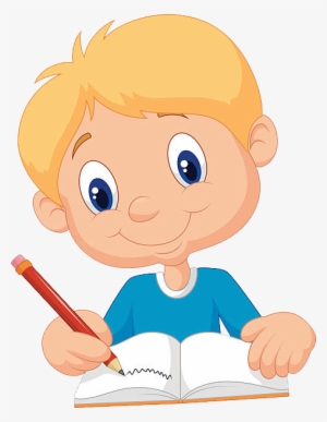 Kids Reading And Writing Clipart