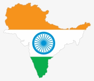 Flag Map Of British Raj - British India Flag Map PNG Image ...