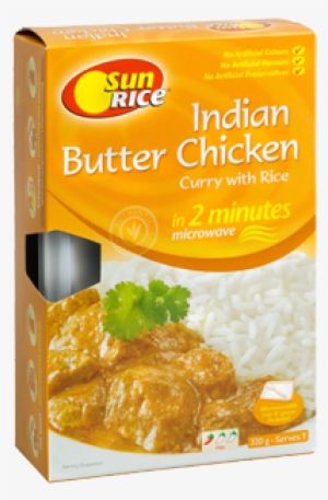 Sunrice Indian Butter Chicken Curry With Rice - Heat And Serve Meals ...