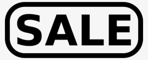 White Sale Sales Black And White Logo Discounts And - Sale Sign Clip ...