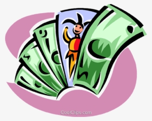 Joker In A Handful Of Money Royalty Free Vector Clip PNG Image ...