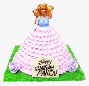 Barbie Doll Cake - Barbie Doll 4 Kg Cake PNG Image | Transparent PNG ...