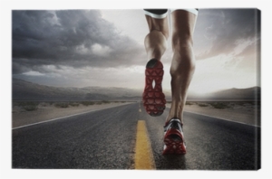 Runner Feet Running On Road Closeup On Shoe - Lulurala Eva Sports ...