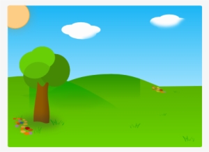 Cartoon Landscape Clip Art At Clker - Park Cartoon Transparent ...