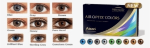 Colored Contact Lenses - Green Freshlook Color Chart PNG Image ...