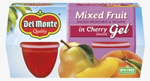 Del Monte Mix Fruit In Gel - Del Monte Nsa Fruit Cups PNG Image ...