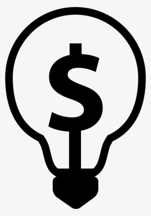 Dollar Symbol Inside A Light Bulb Comments - Dollar Sign PNG Image ...
