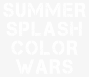 Summer Splash Color Wars Words - Tiff Logo White PNG Image ...