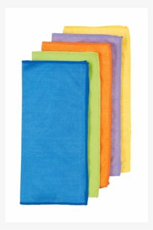 Microfiber Cleaning Cloths, 5 Pack - Microfiber PNG Image | Transparent ...