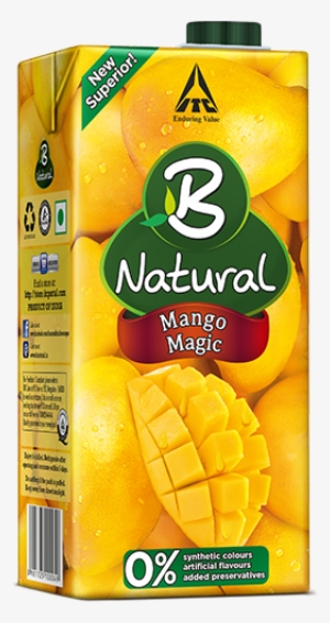 Mango Magic Juice - B Natural Mango Juice PNG Image | Transparent PNG ...