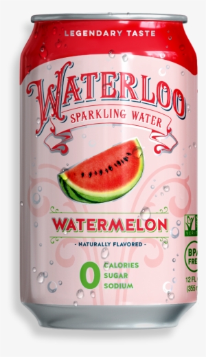 Sweet And Summery Aromatics - Waterloo Watermelon Sparkling Water PNG ...