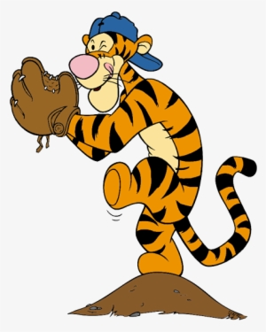 More Sports Clip Art - Disney Characters Playing Baseball PNG Image ...