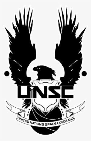 Unsc Phoenix Black Text - Halo Unsc Logo PNG Image | Transparent PNG ...