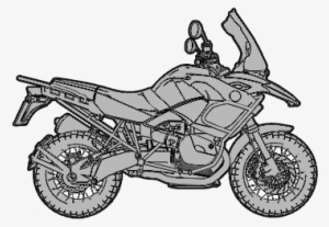 Adventure Touring, Road - Motorcycle Adventure Vector Png PNG Image ...