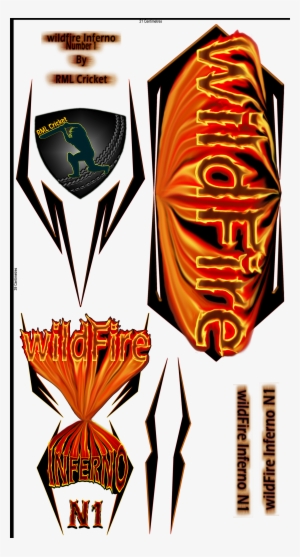 Nike Cricket Bats Stickers