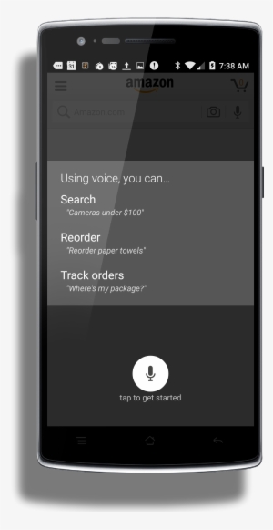 Amazon Voice Search Attracts Older Shoppers, Younger - Android PNG ...