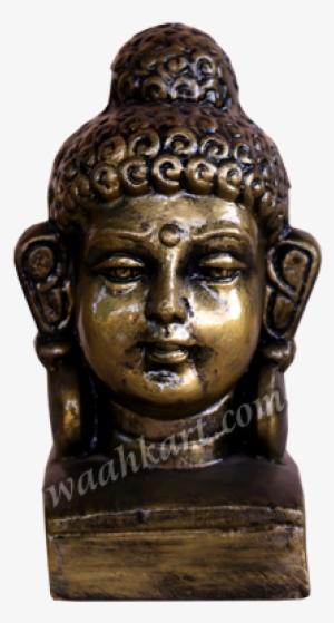 Lord Buddha Face Statue - Bronze Sculpture PNG Image | Transparent PNG ...