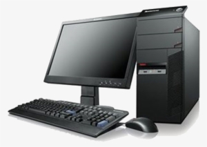 Complete Desktop Pc Cpu Computer Core 2 Duo - Monitor Cpu Mouse ...