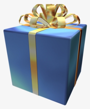 Opened Shiny Blue Gift Of Niceness - Blue 3d Gift Box Png PNG Image ...