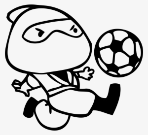 Soccer Ninja Clipart 2 By Brittany - Soccer Ninja PNG Image ...